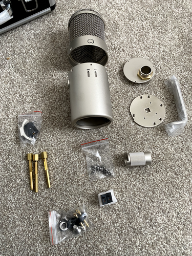 Deluxe U47 FET Project Microphone outer Shell & shockmount kit ...