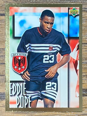 Upper Deck Bandai MLS Gold Card 1997 #50 Eddie Pope D.C. United | eBay
