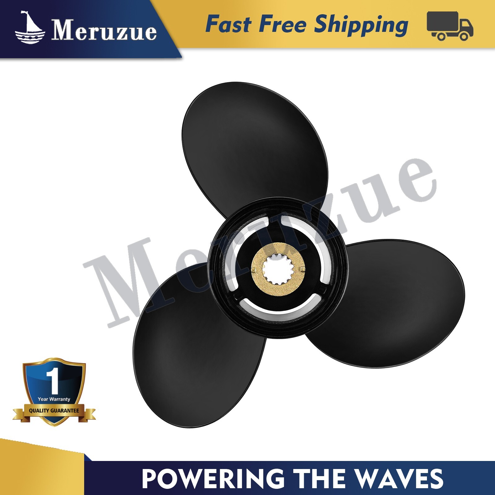 14 x 13 Aluminum Boat Propeller fit Mercury 40-140 HP 15T RH 48 ...