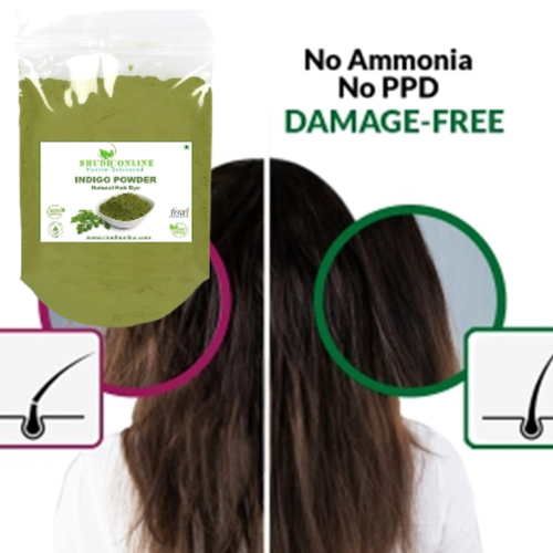 Natural & Organic Indigo Powder For Hair Growth Avuri Leaf Powder 100 g ...