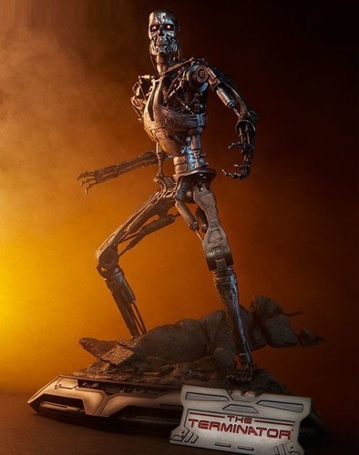 Terminator Skeleton T-800 Resin Sculpture Statue Model Kit Unpainted ...
