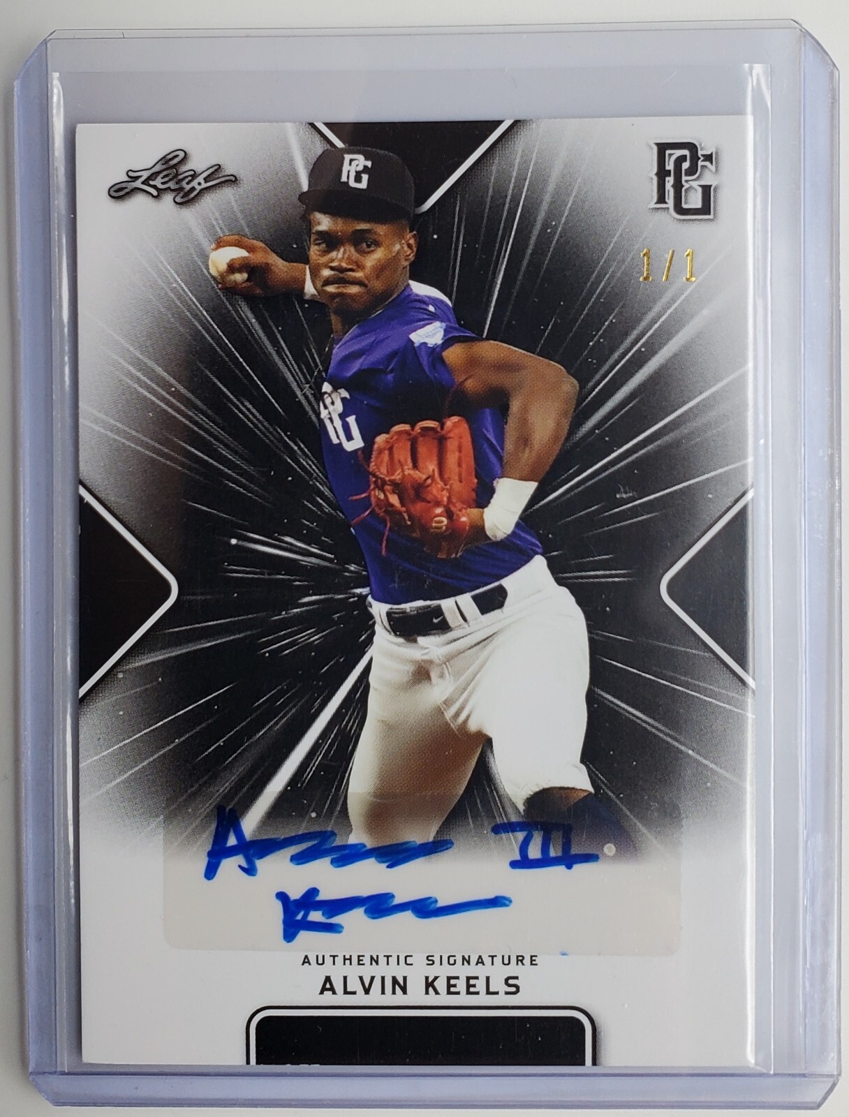 2021 LeafPerfect Game Alvin Keels Autograph RC 1/1 Auto | eBay