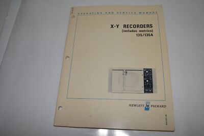 Manuals & Books - X-Y Recorder