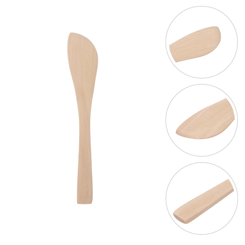 20Pcs Butter Spreaders Wooden Cheese Spreader 5.9" Dumpling Making ...