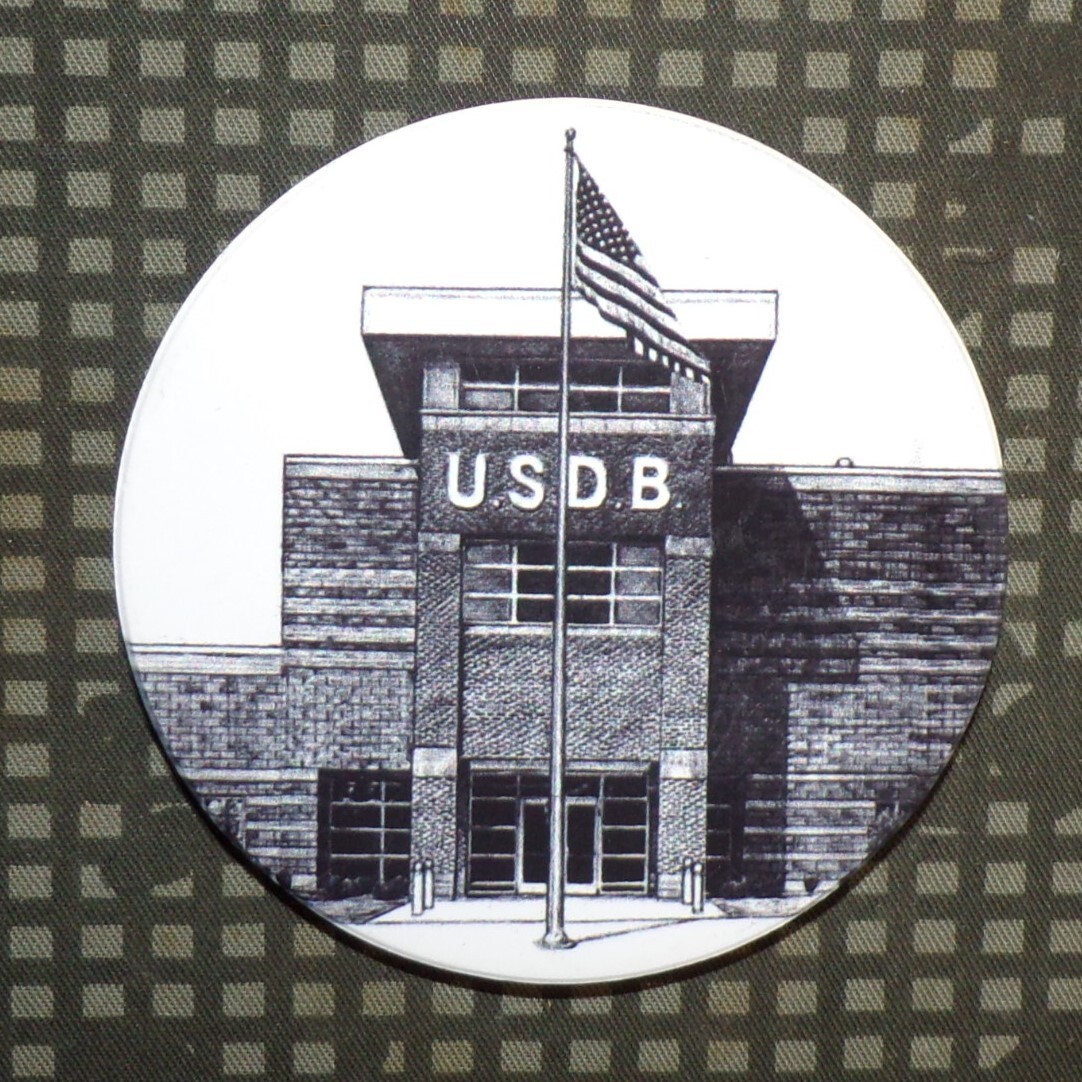 Original United States Disciplinary Barracks USDB Leavenworth Coaster ...