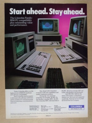 1983 Columbia VP Portable & MPC Computers vintage print Ad | eBay