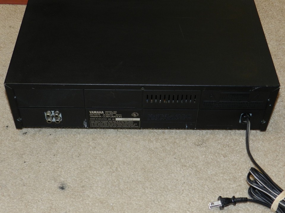 Yamaha KX-W282 Natural Sound Stereo Double Cassette Deck TESTED WORKS ...