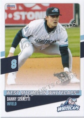 2024 West Michigan Whitecaps Danny Serretti RC Rookie Card Tigers Minor League | eBay