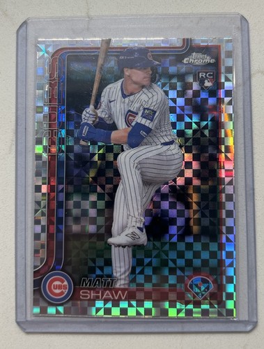 2025 Topps Chrome - Matt Shaw #219 X- Fractor | eBay