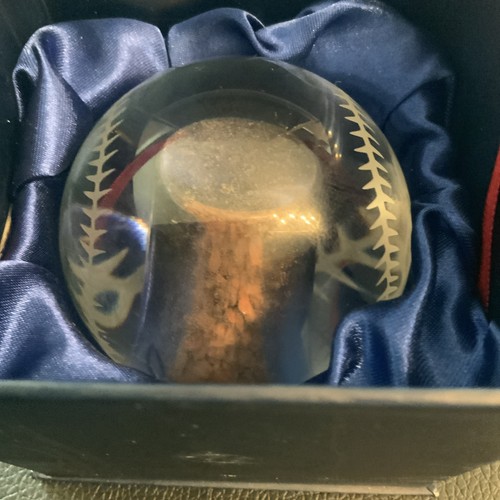 RARE 2016 David Ortiz Final Season Fenway Park Dirt & Glass Baseball ...