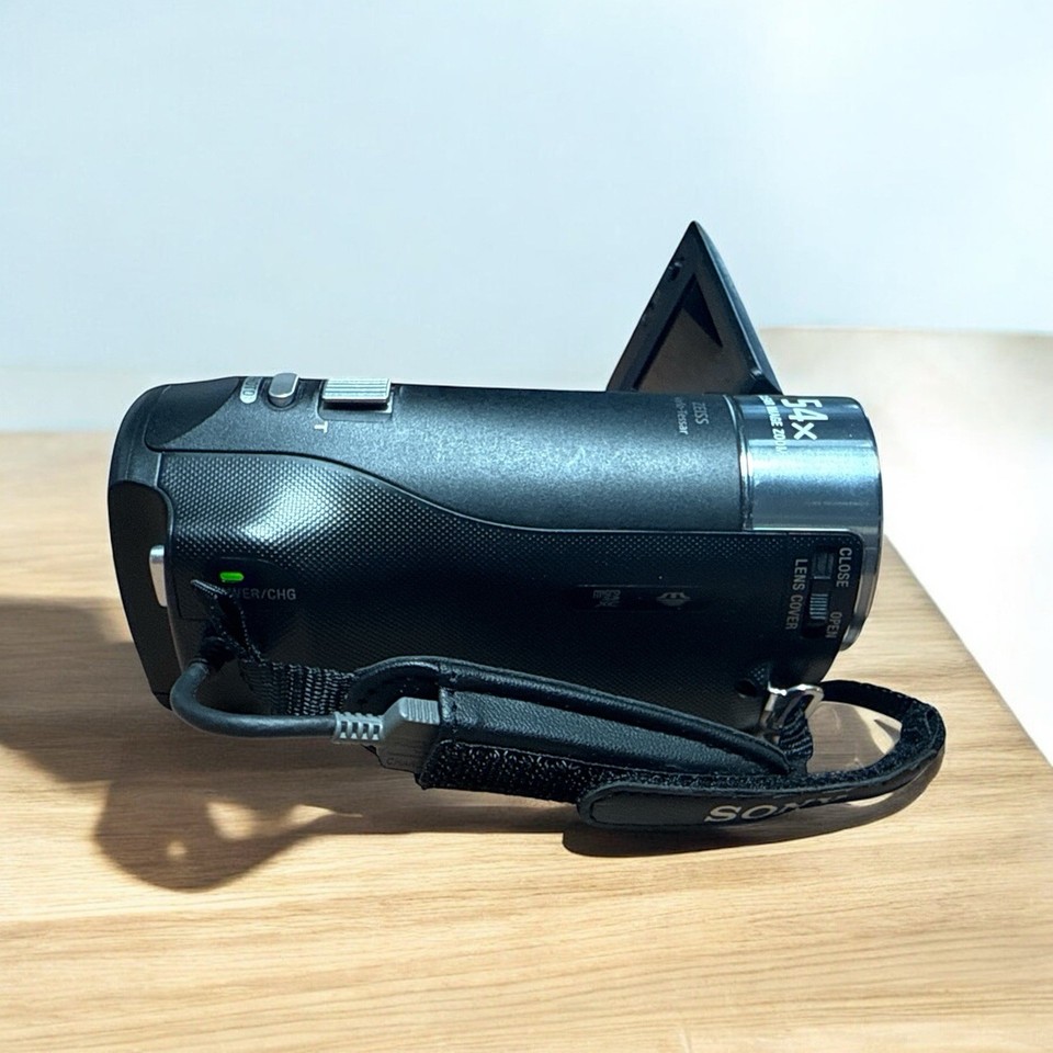 Sony Handycam HDR-CX240 AVCHD 27x Optical Zoom Black Compact 16GB ...