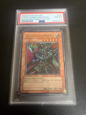 YuGiOh Chaos Command Magician 1st Edition PSA 98MFC-068 Magician's ...