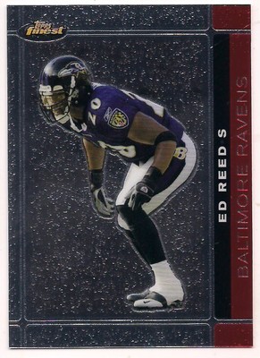 2007 Topps Finest HOF Ed Reed Baltimore Ravens #100 | eBay