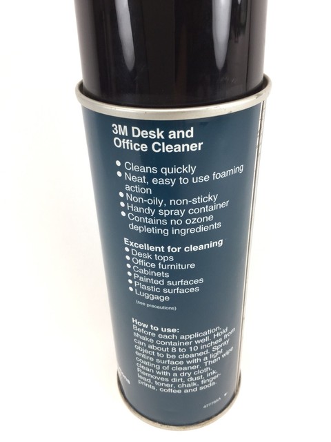 (Case Of 12) 3M Desk & Office Foaming Spray Cleaner, 15oz Aerosol 573 ...