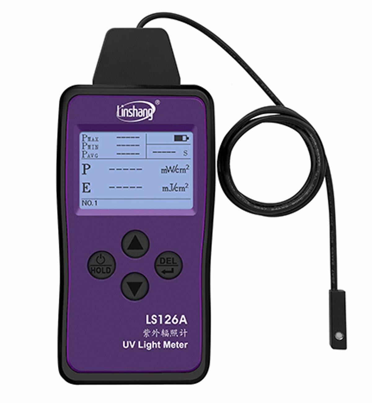 UV Light Meter UVA light Radiometer Intensity Energy Meter 0 to 20000mW ...