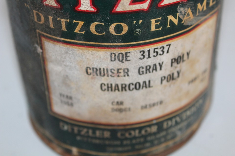 Ditzler PPG Ditzco Paint Quart DQE 31537 Cruiser Charcoal Grey Poly ...