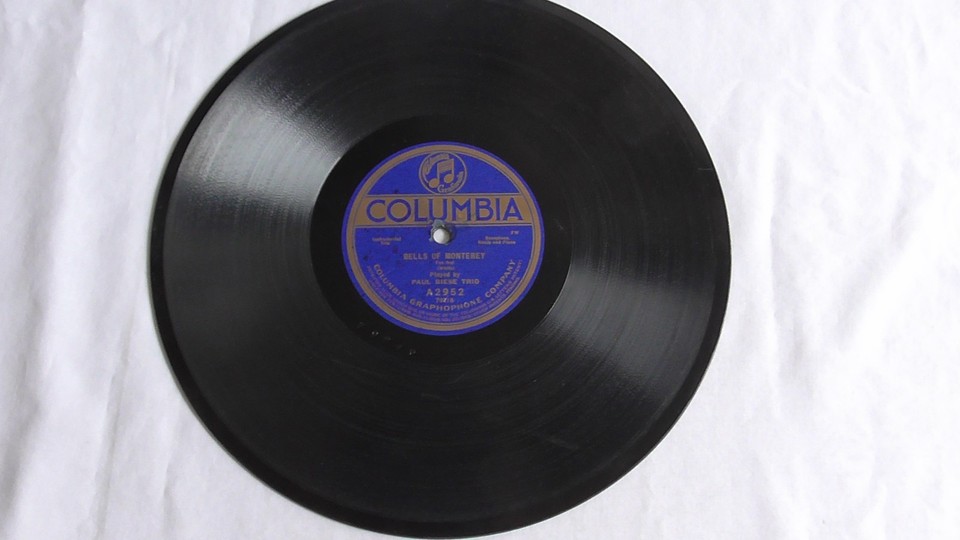 Paul Biese Trio - 78rpm single 10-inch – Columbia #A2952 Chile Bean | eBay
