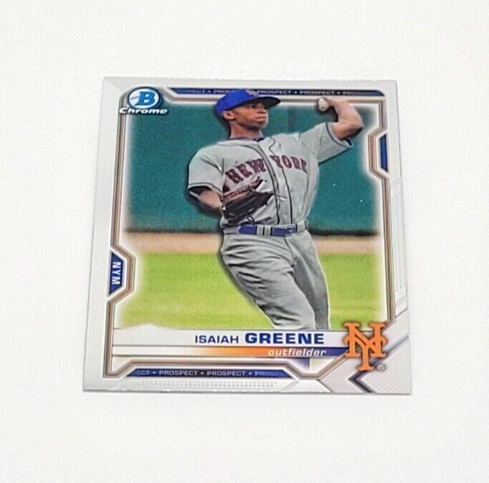 2021 Bowman Chrome Baseball Isaiah Greene New York Mets #BCP-62 | eBay