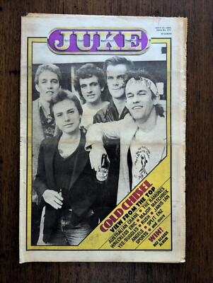 Rare JUKE MAGAZINE - July 12, 1980 # 203 - COLD CHISEL, The Ramones ...