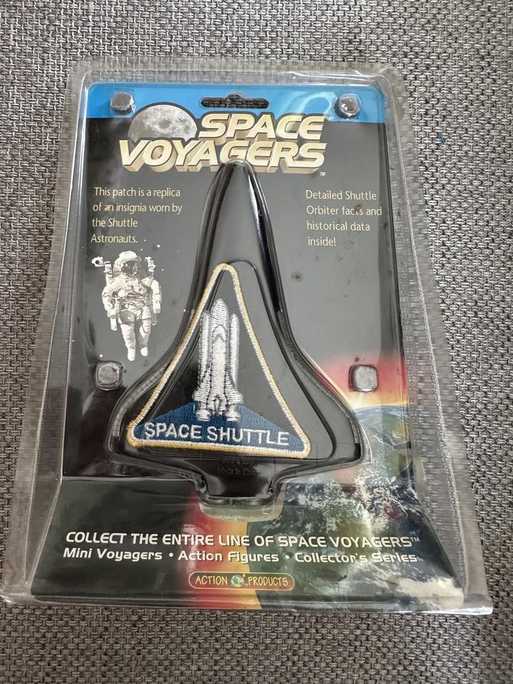 NASA Vintage Space Voyagers Mini Shuttle Orbiter plus Replica Patch ...