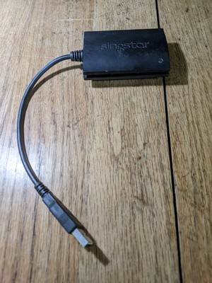 SingStar USB Converter Mic Adapter for Sony Playstation PS2/PS3 PN SCEH ...