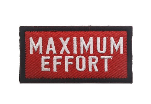 Marvel Deadpool Maximum Effort Tactical Hook Patch Embroidered Badge ...