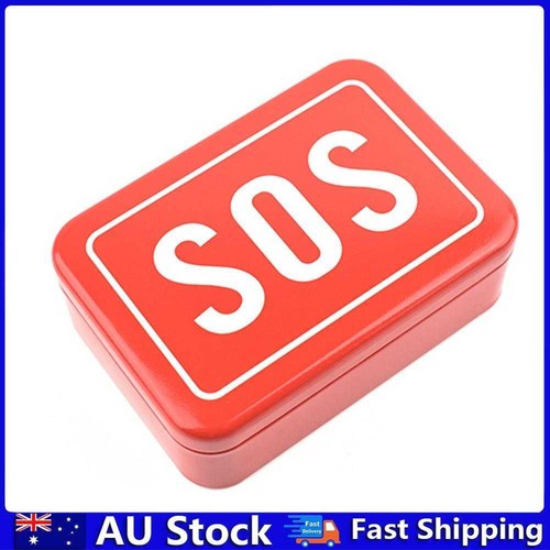 Mini SOS Survival Iron Box Field Survival Storage Kit for Outdoor ...