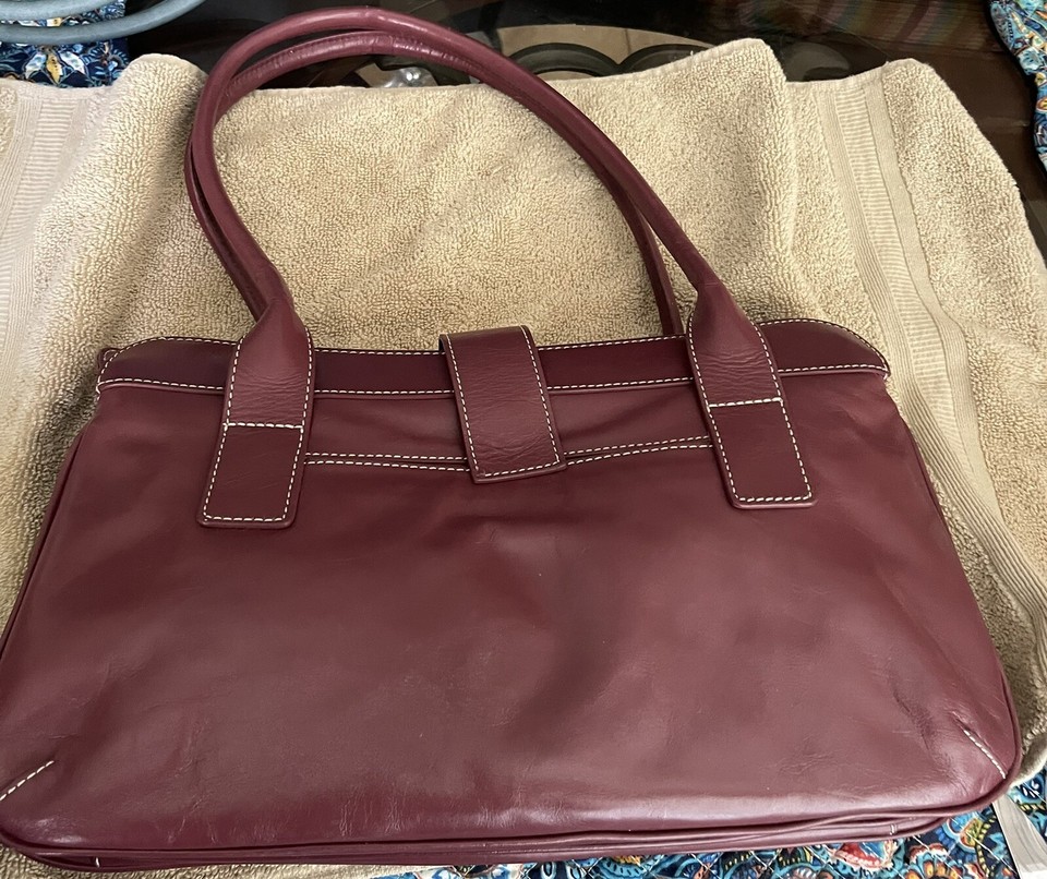 Hype Double Shoulder Straps; Very Soft Genuine Leather Handbag, Vintage ...