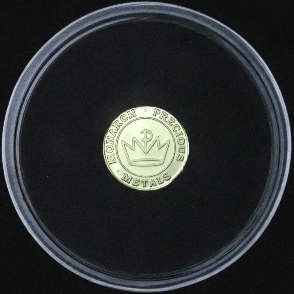 1/4 Gram .9999 PURE FINE GOLD Round In Capsule - Monarch Metals Lucky ...