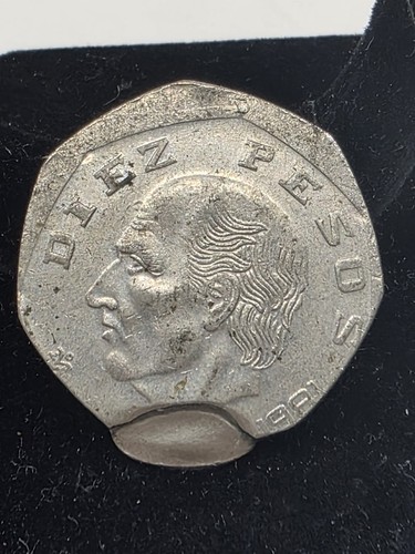 MEXICAN COIN ERROR OFF CENTER AND INDENT STRIKE 1981 10 PESOS | eBay
