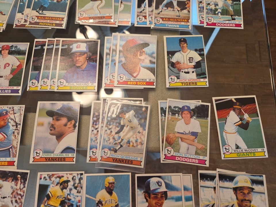 1979 Topps Baseball HOF'ers, Stars, Rookies, EX-NM, 132 Total Cards ...