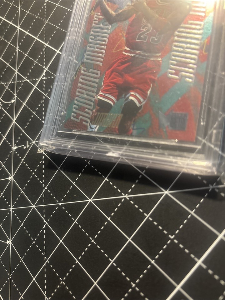 1995-96 Fleer Metal Michael Jordan #4 Scoring Magnet BGS 9 | eBay