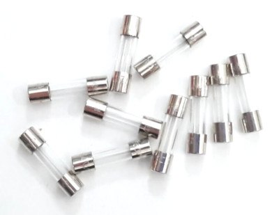 SET OF 10 T2AL250V T2AL Lf 250V P SLOW BLOW LITTELFUSE FUSES 5mm x 20mm ...