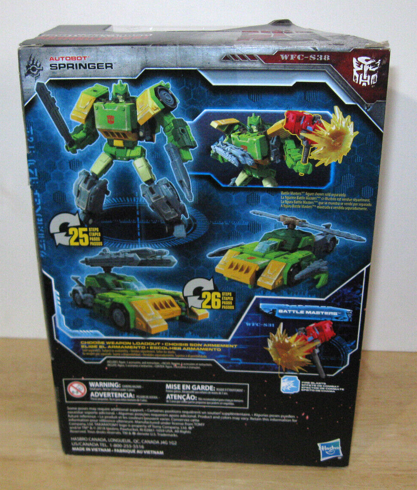 Transformers Siege War for Cybertron ~ Voyager WFC-S38 Autobot Springer ...