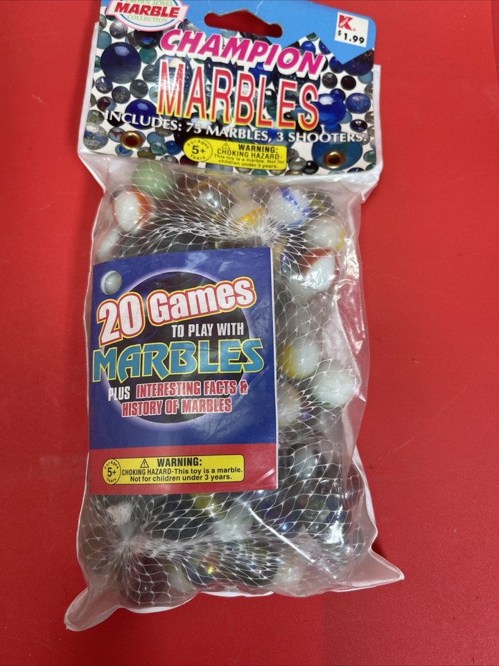 Vintage 20 Champion Agates, 3 Packs, different size Marbles | eBay