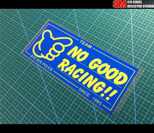 NO GOOD RACING!! BYE BYE POLICE OSAKA JDM Car decal Reflective Sticker ...