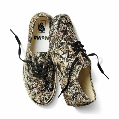 VANS MoMA X Jackson Pollock sneakers SZ 4.5 Shoes Camouflage Camo | eBay