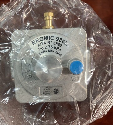 Bromic LPG Gas Regulator LPG 20mm 3/4" BSP 250 Mj-Hr 6160888 | eBay ...