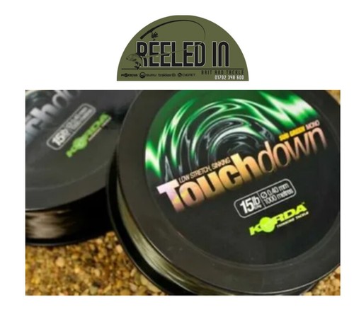 KORDA TOUCHDOWN LINE 1000M SPOOL COARSE CARP FISHING SUB GREEN OR BROWN ...