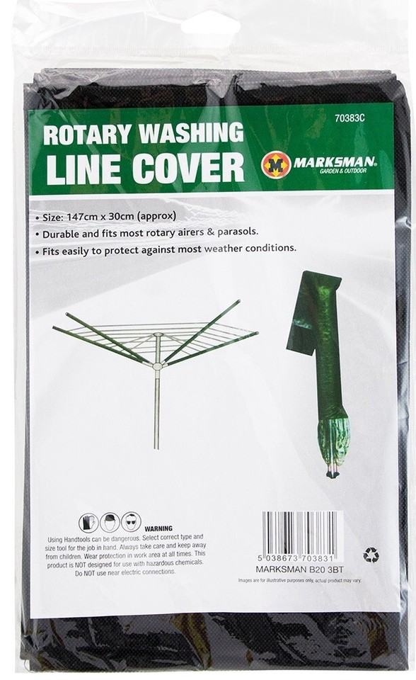 Waterproof Heavy Duty Rotary Washing Line Cover Clothes Airer Garden ...