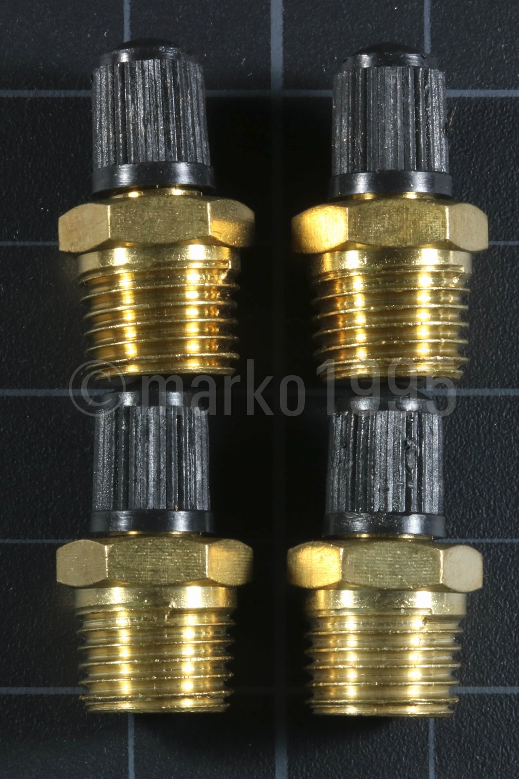 [x4] 1/4" NPT MPT Brass Air Compressor Tank Fill Valve Schrader NEW | eBay