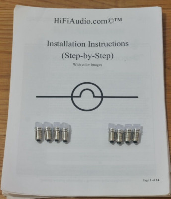 BOSE 1801 front led lamps kit set bulbs lights with blue filters | eBay