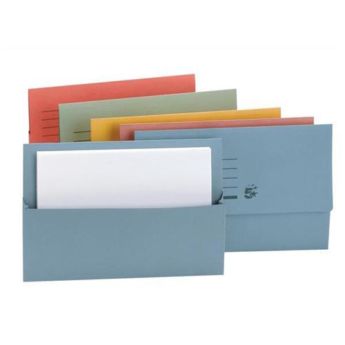 A4/ FOOLSCAP CARDBOARD ENVELOPE FILING DOCUMENT WALLET FOLDERS Colour ...
