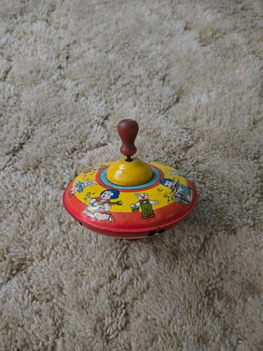 Vintage Antique J. Chein & Company Metal Tin Topper Spinner Toy | eBay