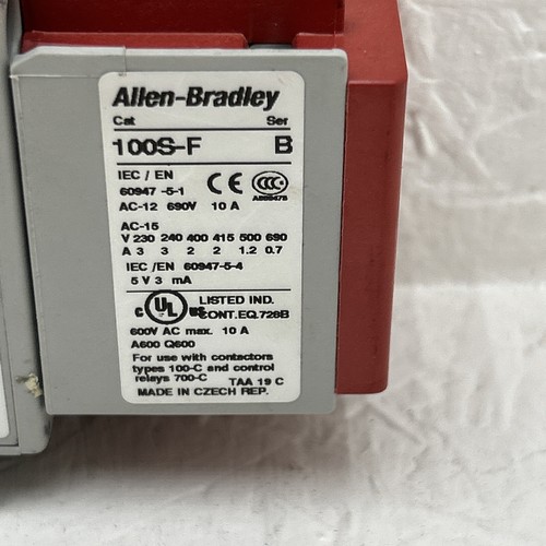 ALLEN BRADLEY 700S-CF530DBC SAFETY CONTROL RELAY SER A (700-CF310 ...