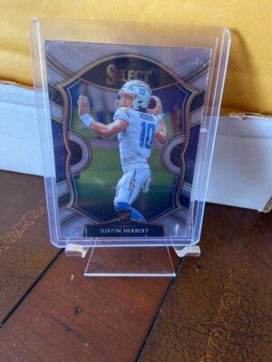 2020 PANINI SELECT FOOTBALL JUSTIN HERBERT CONCOURSE ROOKIE CARD RC LA ...