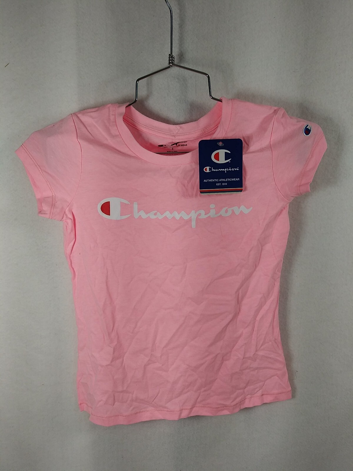 CHAMPION Girl's Logo T-Shirt Size small | eBay