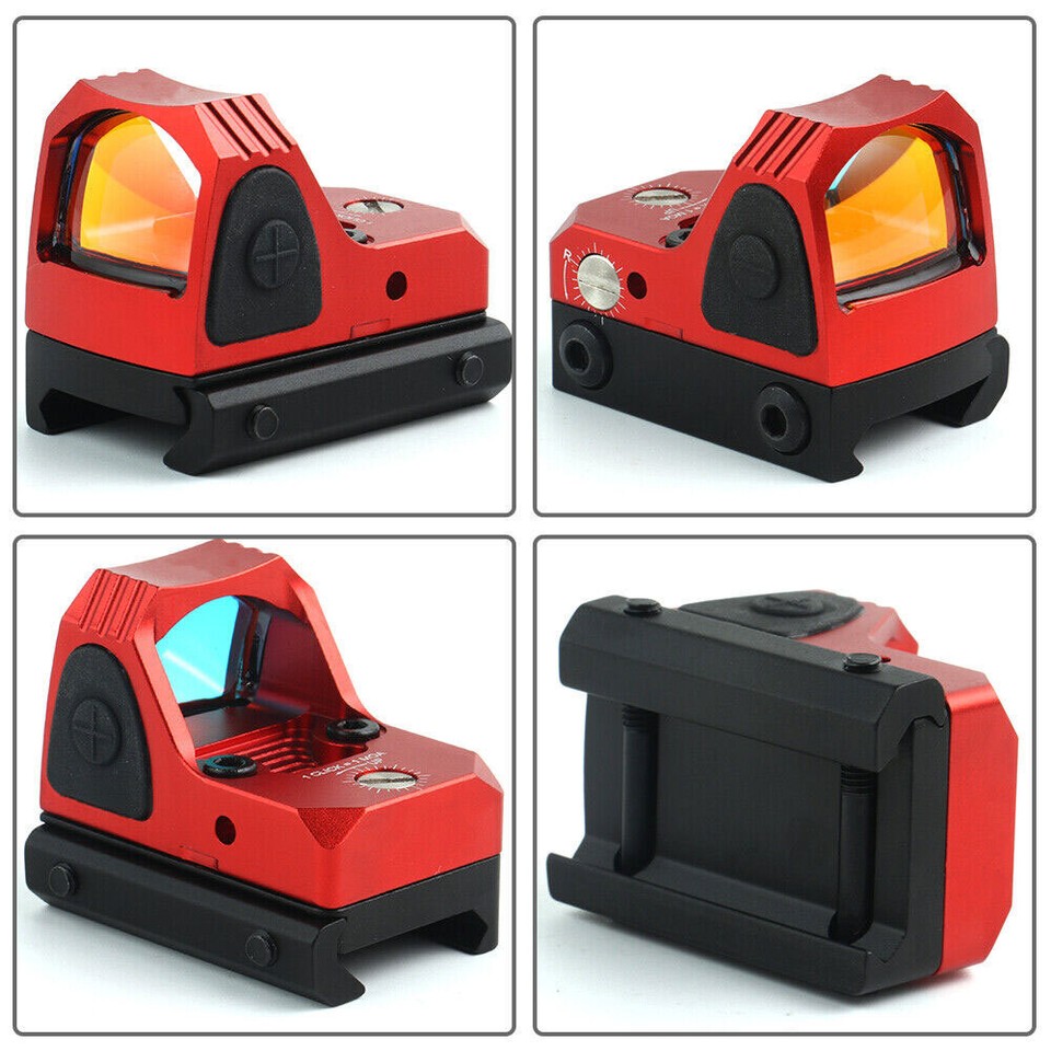Red Dot Tactical RMR Reflex Sight Scope for Pistol Glock 17 19 W/20mm ...