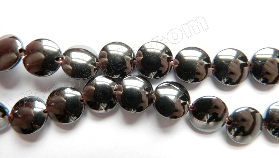 Semi Precious Stone, Gemstone 8mm, 10mm, 12mm, 14mm Puff Coin Beads | eBay