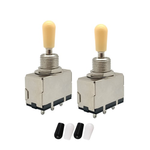 2pcs 3 Way Toggle Switch Pickup Selector with 3 Tips Cap for Electric ...